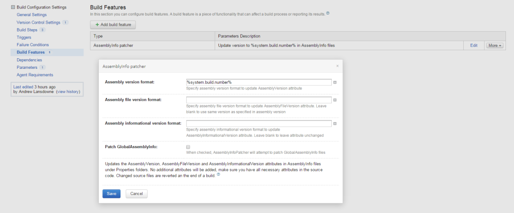DLL assembly versioning in TeamCity builds | Andrew Lansdowne
